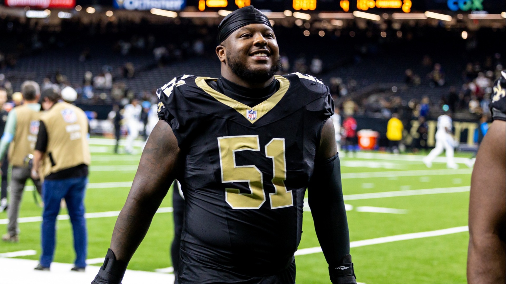 Exclusive interview with NFL Star Cesar Ruiz in New Orleans